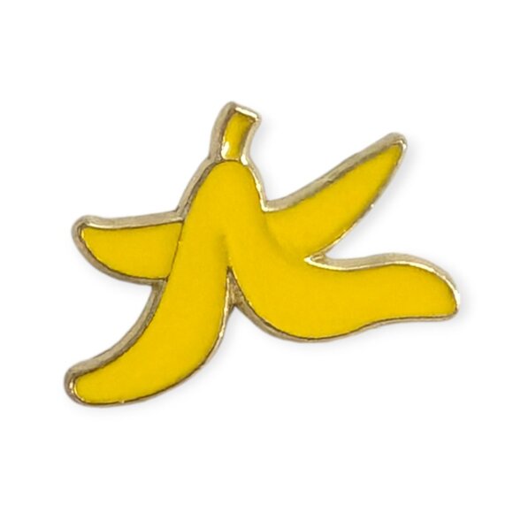 Independent | Jewelry | Banana Peel Enamel Pin | Poshmark